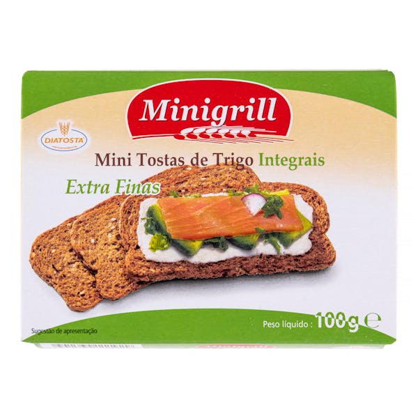 Mini tostas de trigo integrales Minigrill extra finas | Mercadona ...