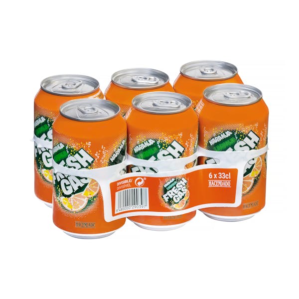 Refresco de naranja Hacendado fresh gas | Mercadona compra online
