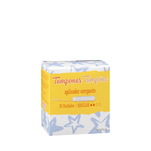 Tampones regular Deliplus con aplicador compacto | Mercadona compra online