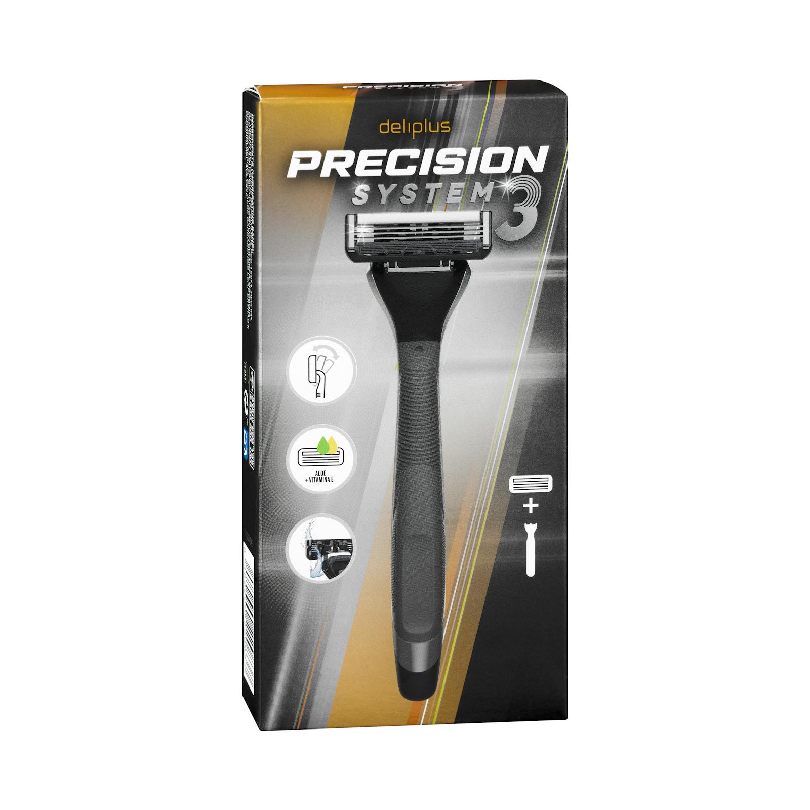 Maquinilla de afeitar recargable Deliplus Precision System 3 hojas en Ahorramercado.com