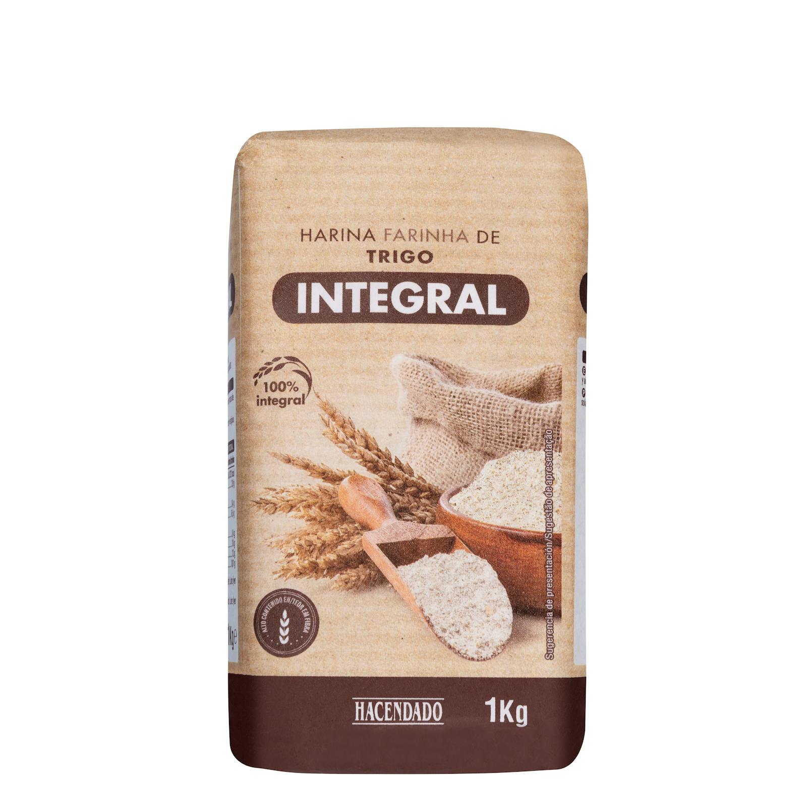 Harina integral de trigo Hacendado en Ahorramercado.com