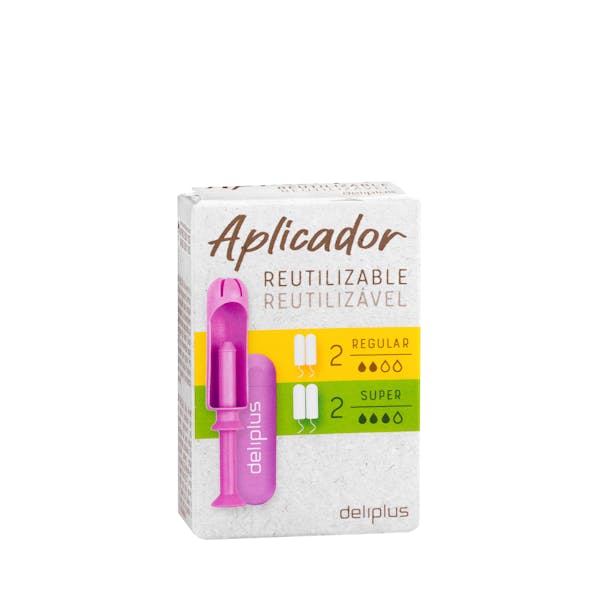 Aplicador tampones reutilizable apto para regular y super Deliplus ...