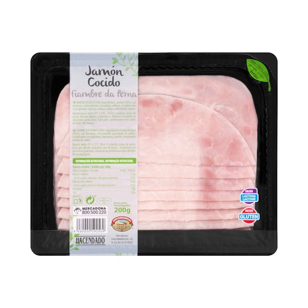 Jamón cocido Hacendado lonchas | Mercadona compra online