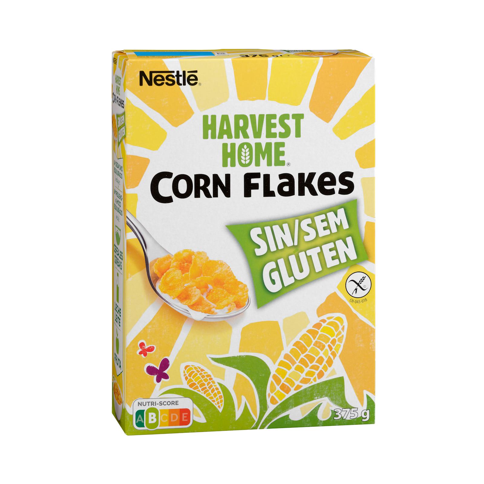 Cereales copos de maíz Corn Flakes Harvest Home sin gluten en ...