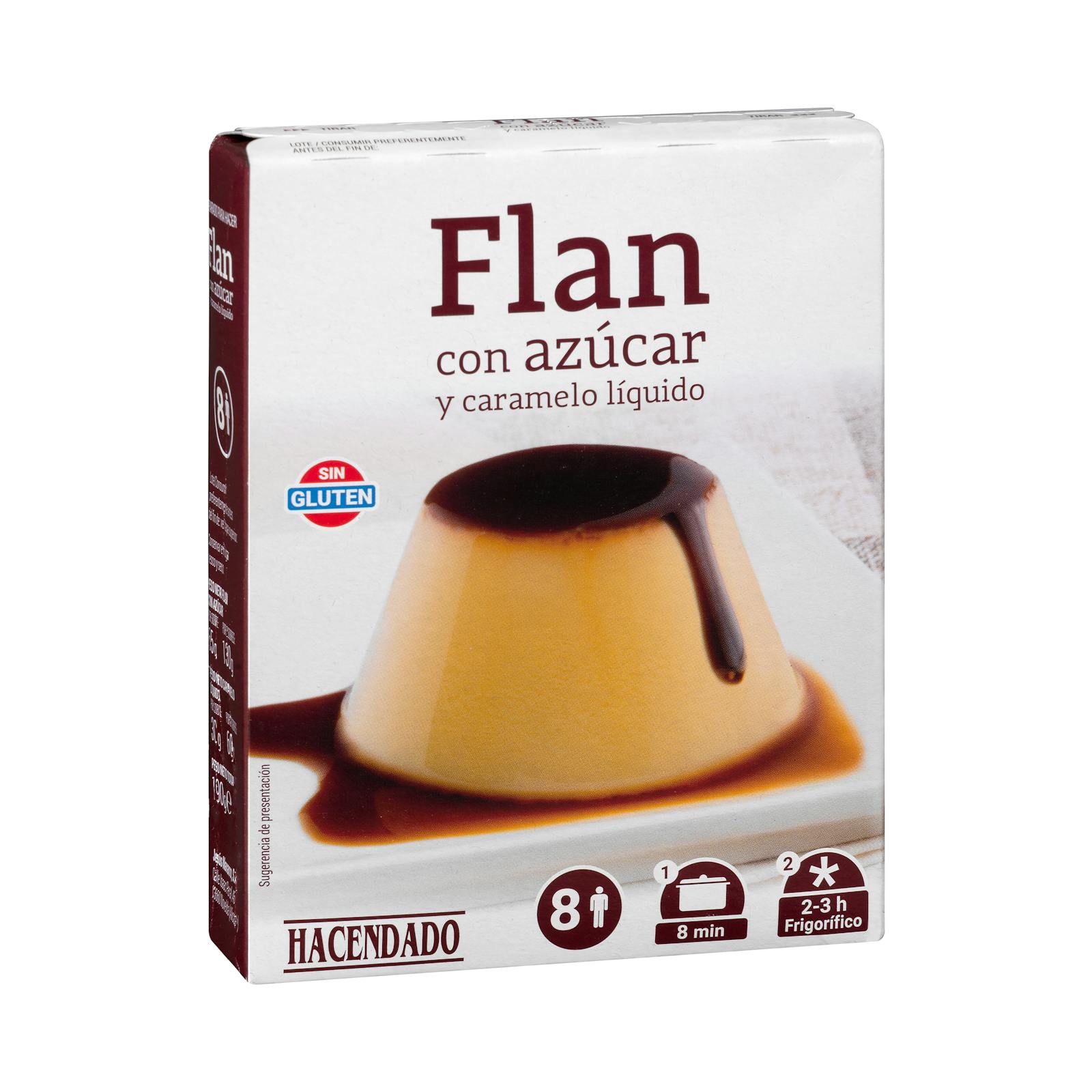 Preparado en polvo flan Hacendado en Ahorramercado.com