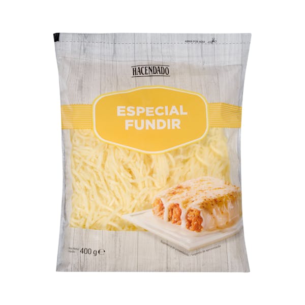 Queso rallado especial fundir mezcla Hacendado | Mercadona compra online