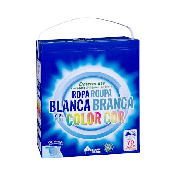 Detergente ropa Blanca y de Color Bosque Verde en polvo | Mercadona ...