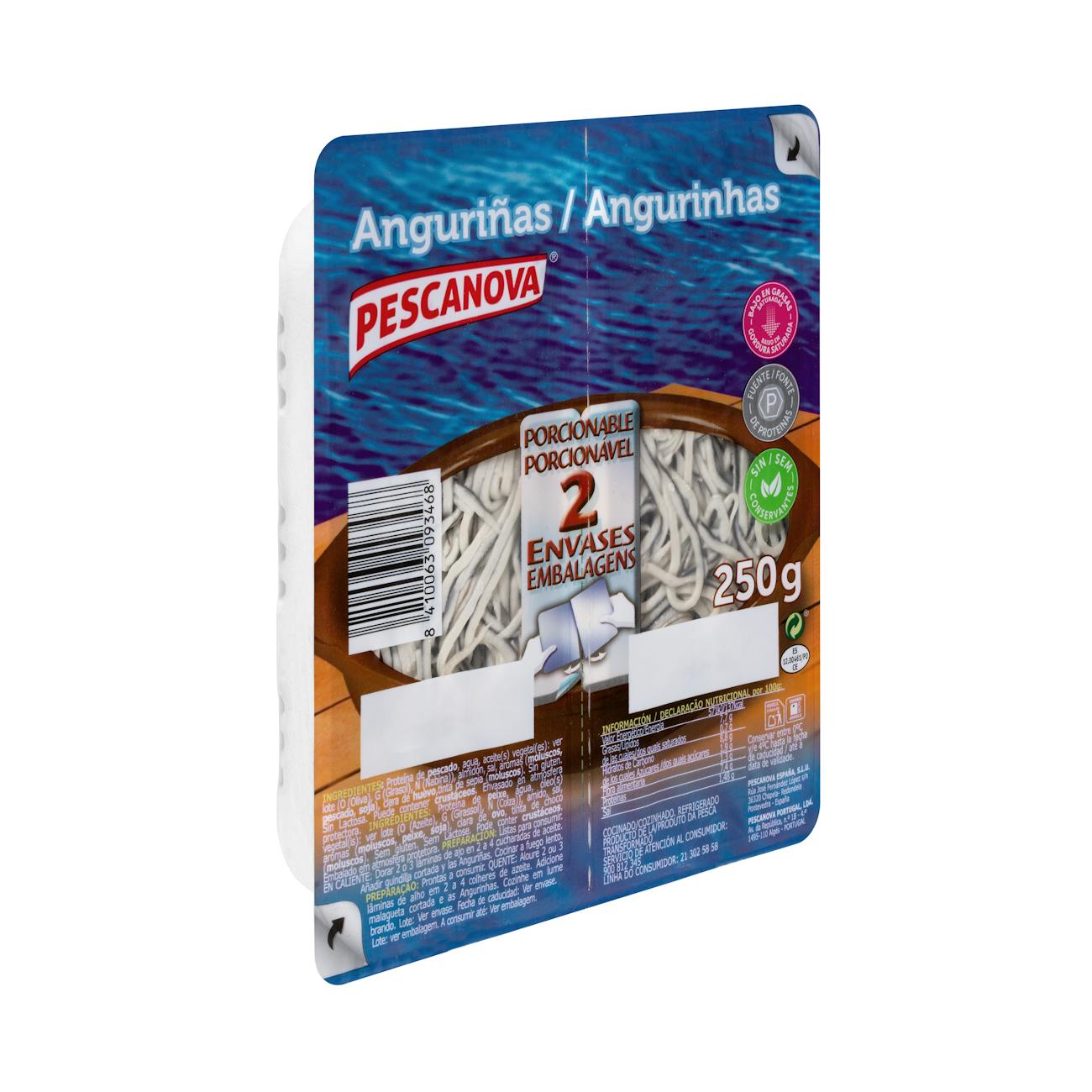 Anguriñas de surimi Pescanova