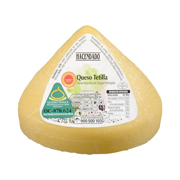 Queso tetilla de vaca Hacendado | Mercadona compra online
