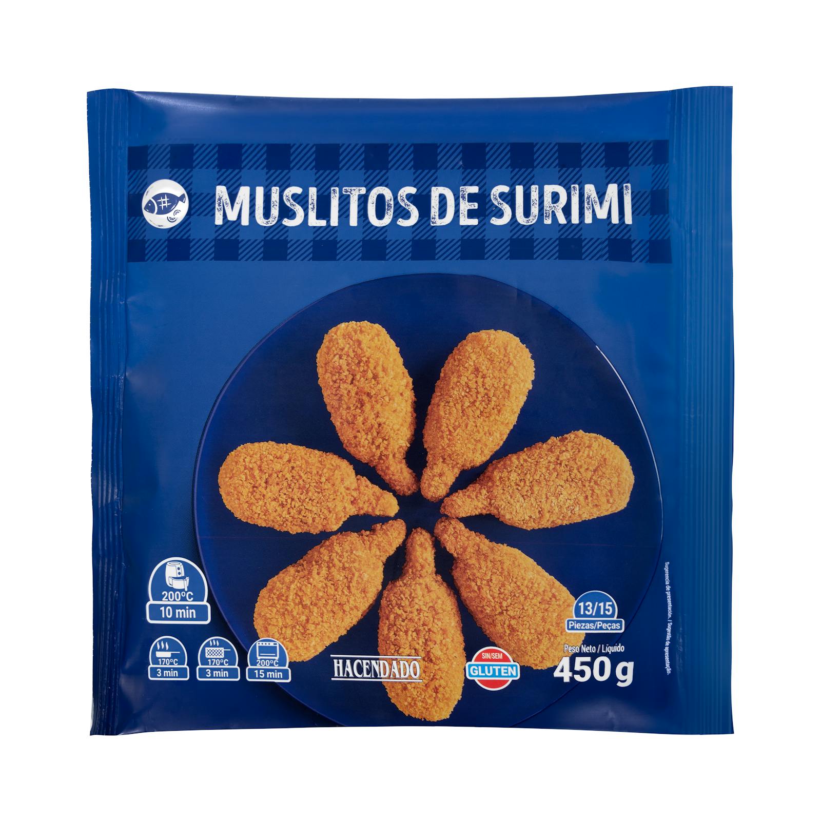 Muslitos de surimi Hacendado ultracongelados en Ahorramercado.com